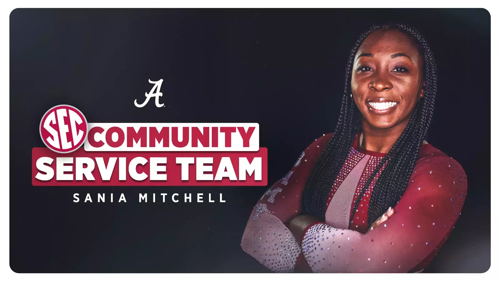 Alabama’s Sania Mitchell Selected to 2023 SEC Community Service Team ...