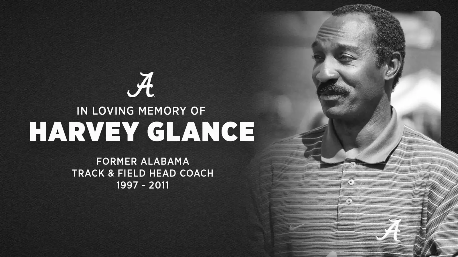 Former Alabama Track and Field Head Coach Harvey Glance and Hall of ...