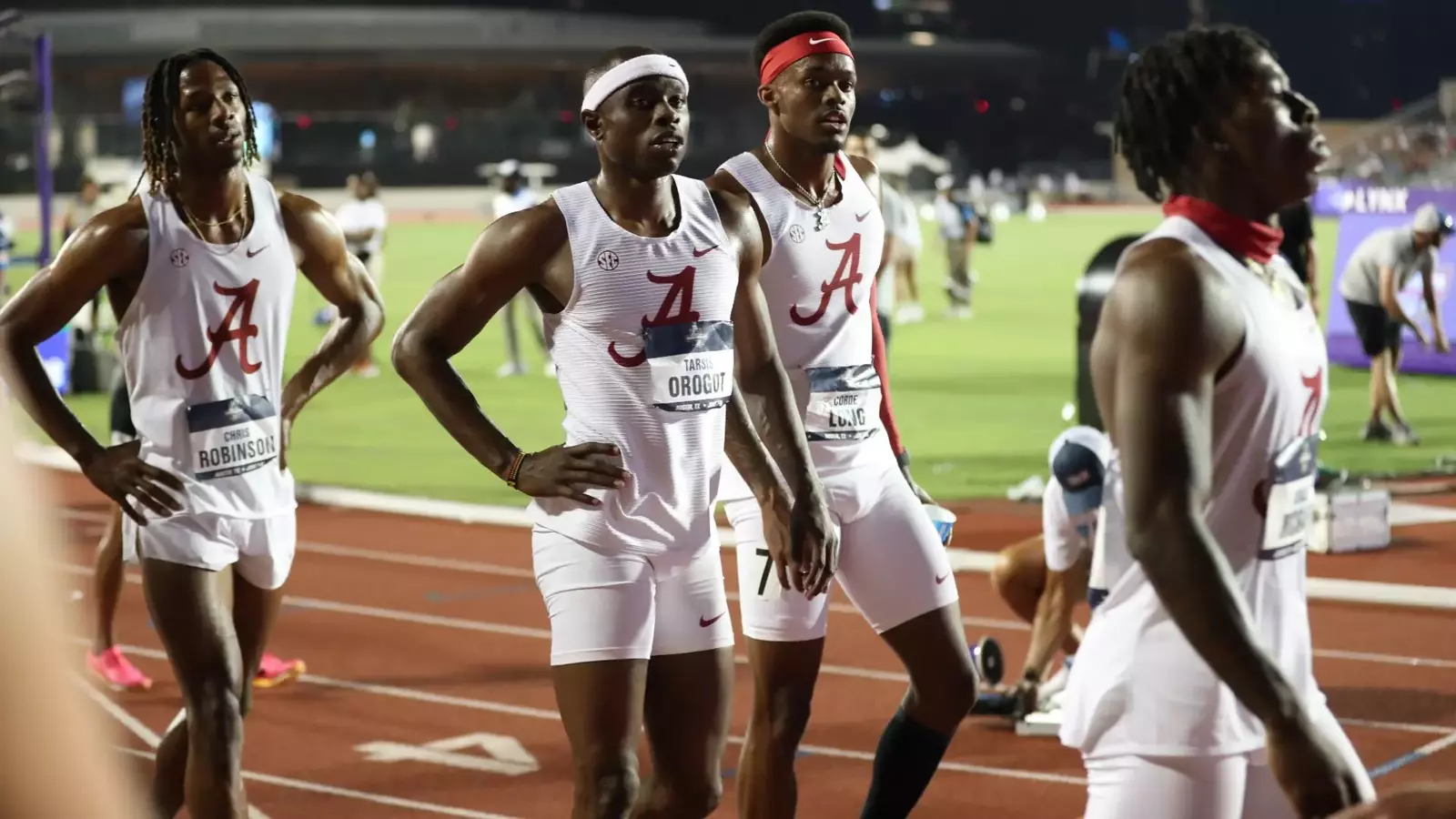 School Record Falls, Alabama Advances to Three Event Finals on Opening ...