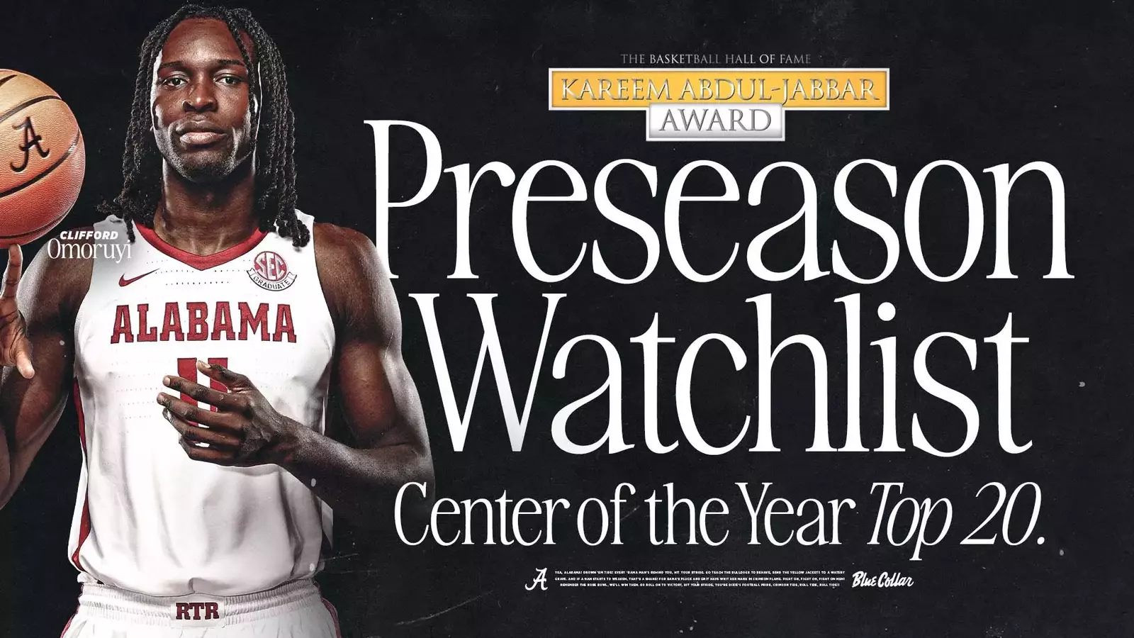 Clifford Omoruyi Named to Kareem Abdul-Jabbar Award Watch List ...