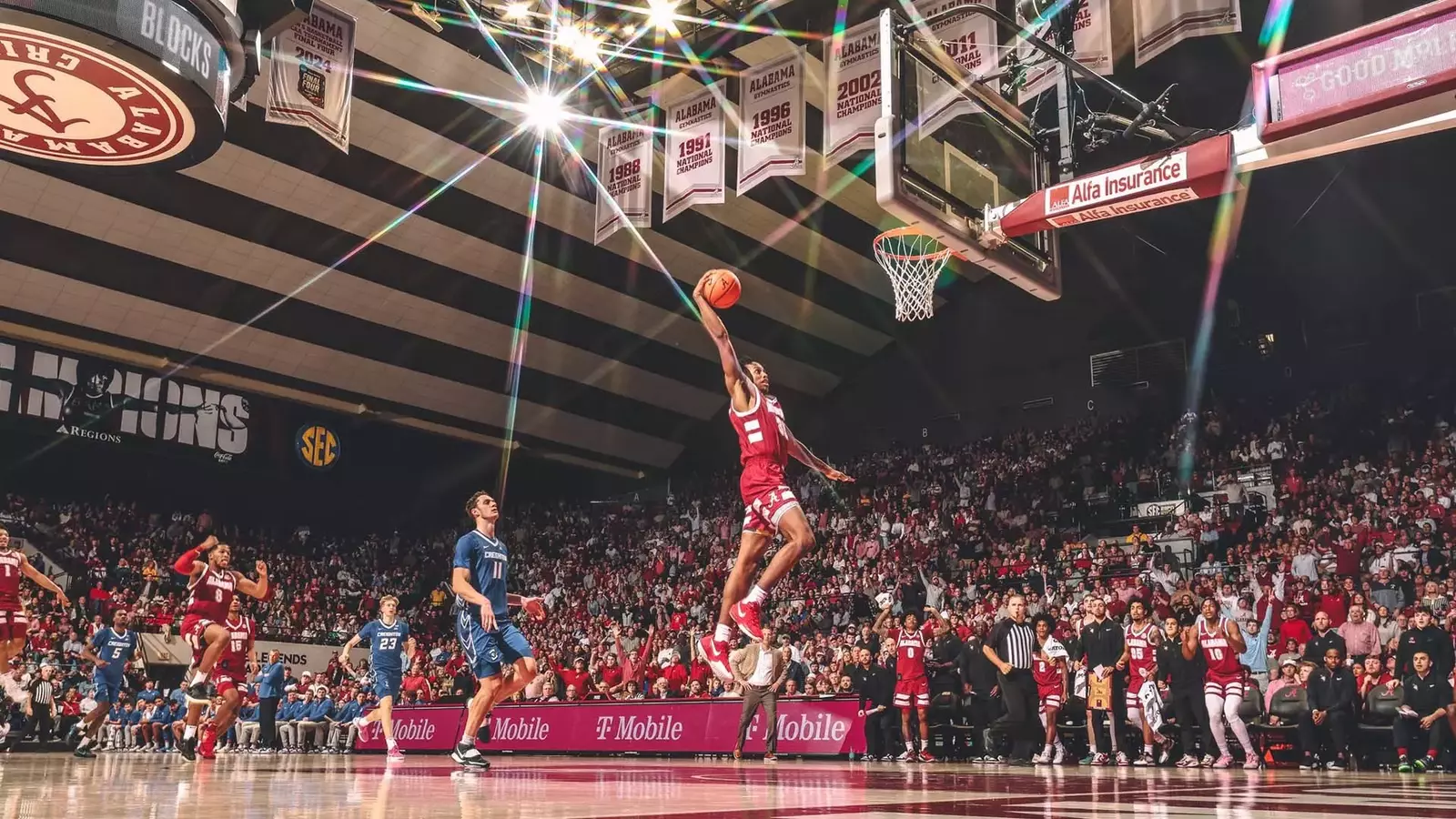 No. 7/8 Alabama defeats Creighton 83-75 in Coleman Coliseum Return ...