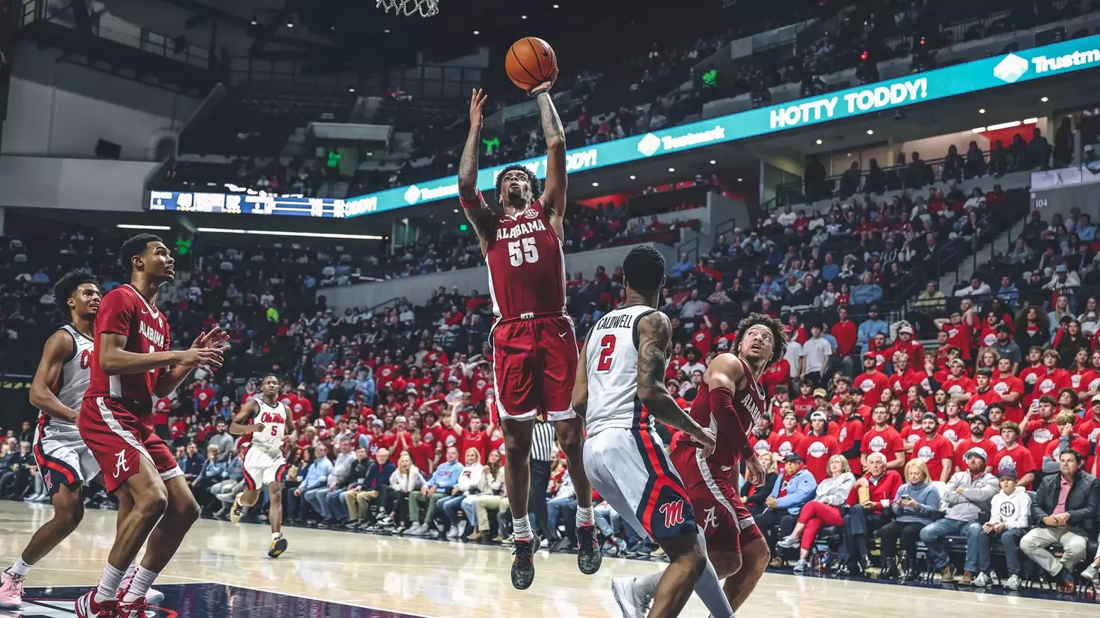Second Half Comeback Lifts No. 14/13 Alabama Past Ole Miss, 103-88 - Alabama Athletics