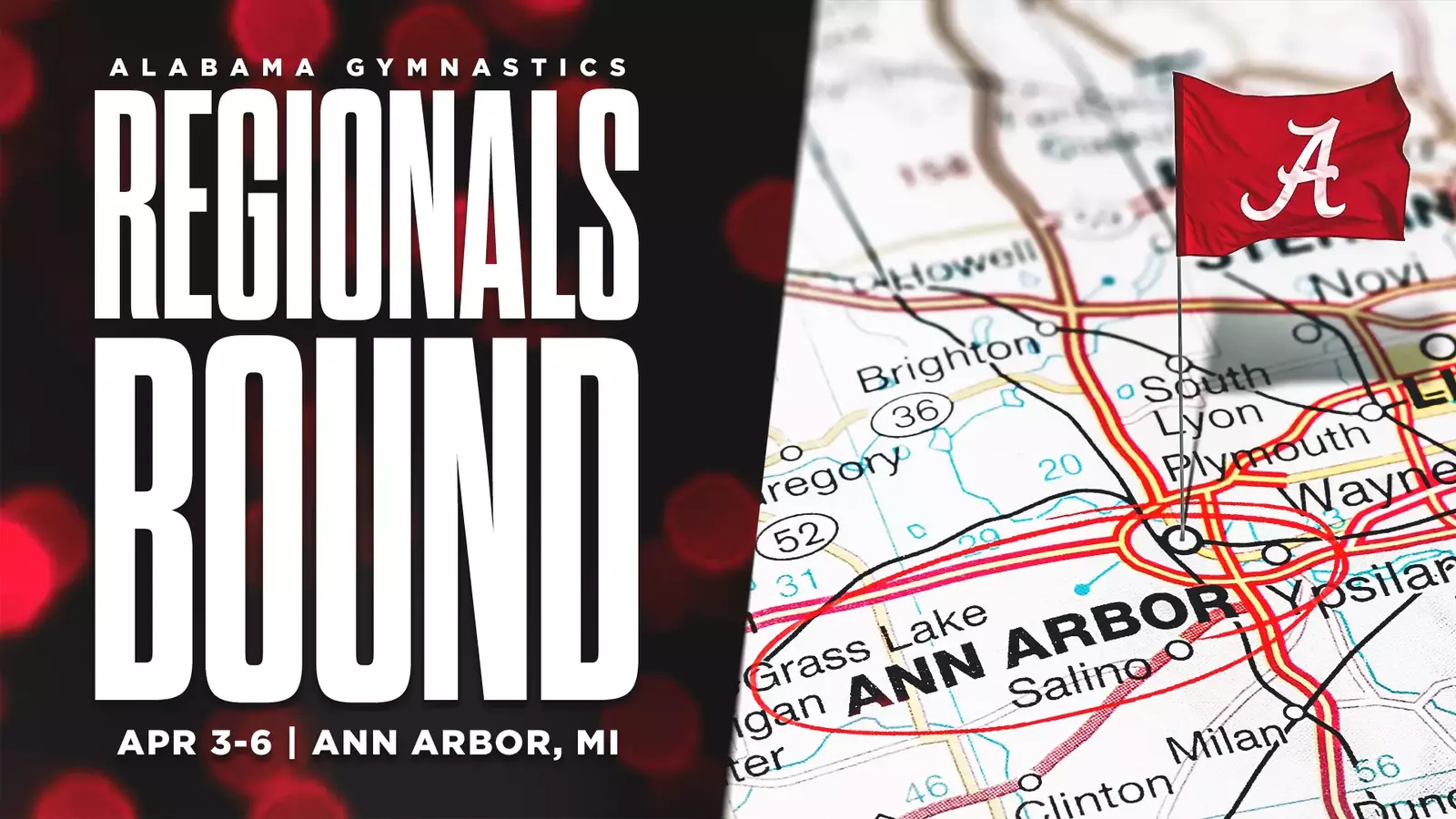 No. 8 Alabama Headed to Michigan for 2024 NCAA Regional Championships ...