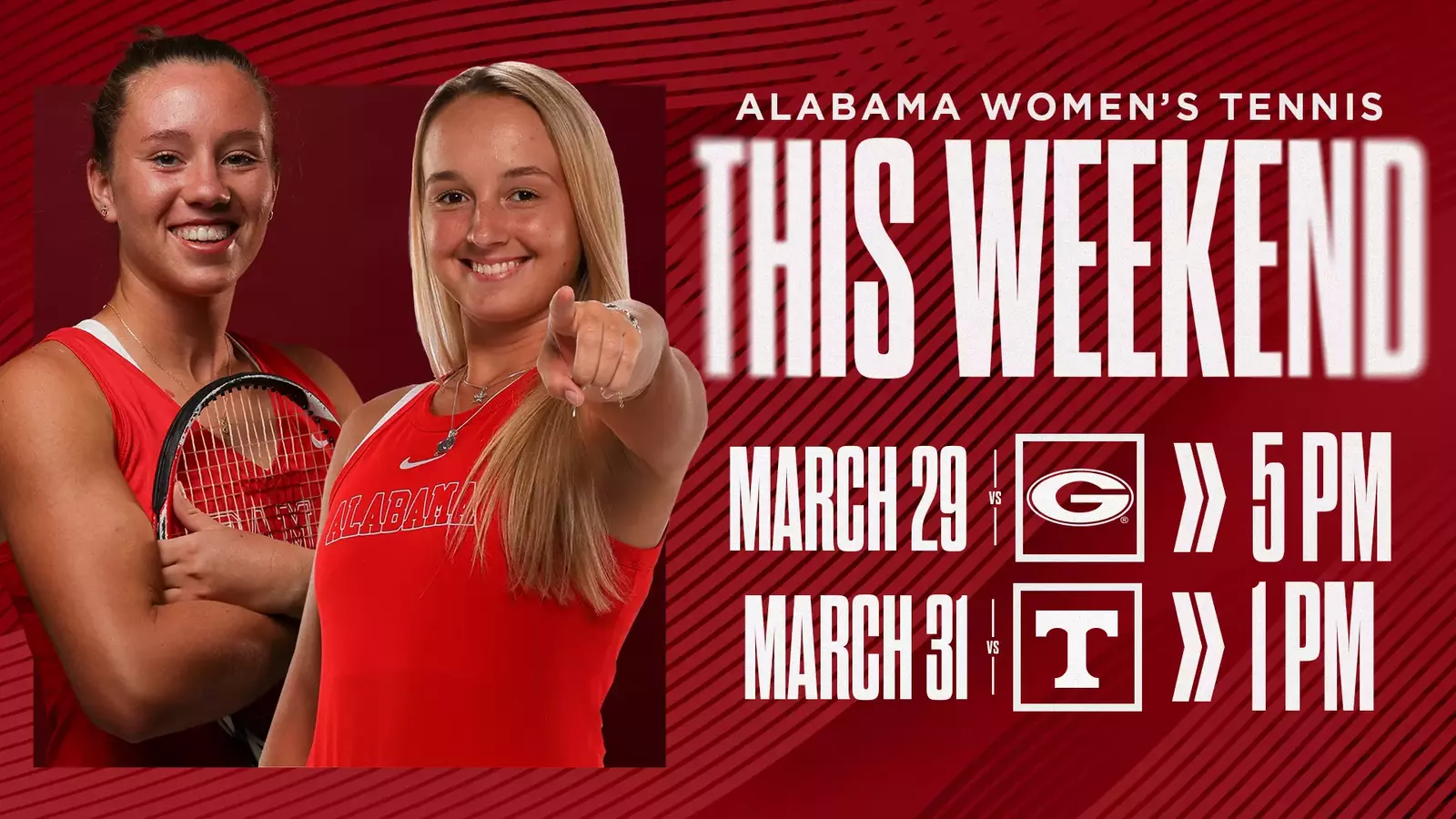 No. 23 Alabama Returns Home to Host a Pair of SEC Matches - Alabama ...