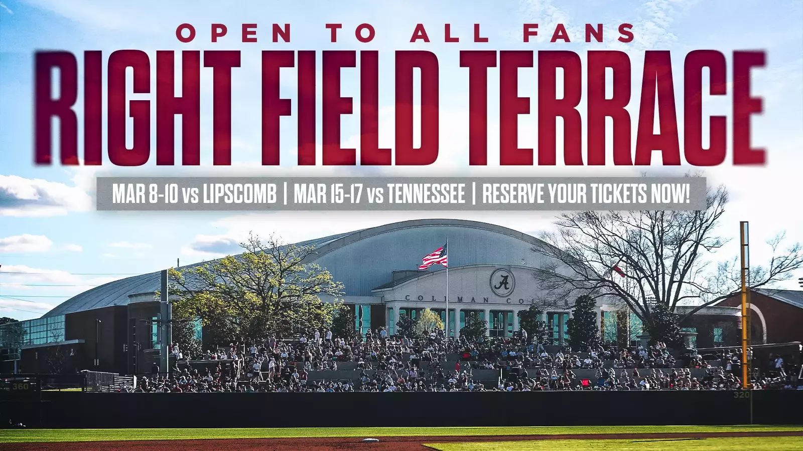 Right Field Terrace at Sewell-Thomas Stadium Open to All Fans for ...