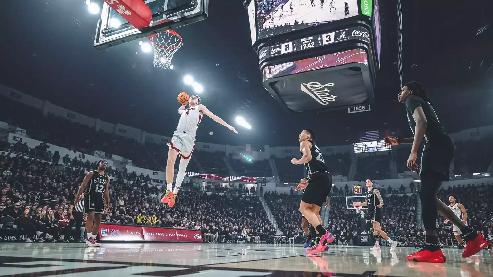 No. 4/4 Alabama Outlasts No. 14/13 Mississippi State, 88-84, Wednesday ...