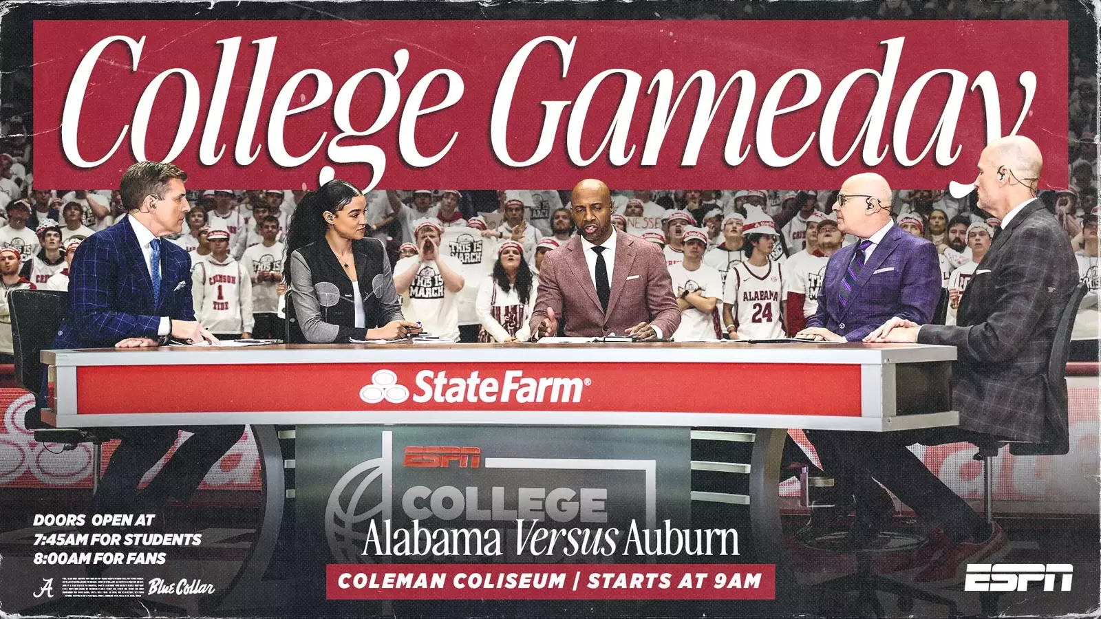College GameDay Returns to Coleman Coliseum - Alabama Athletics
