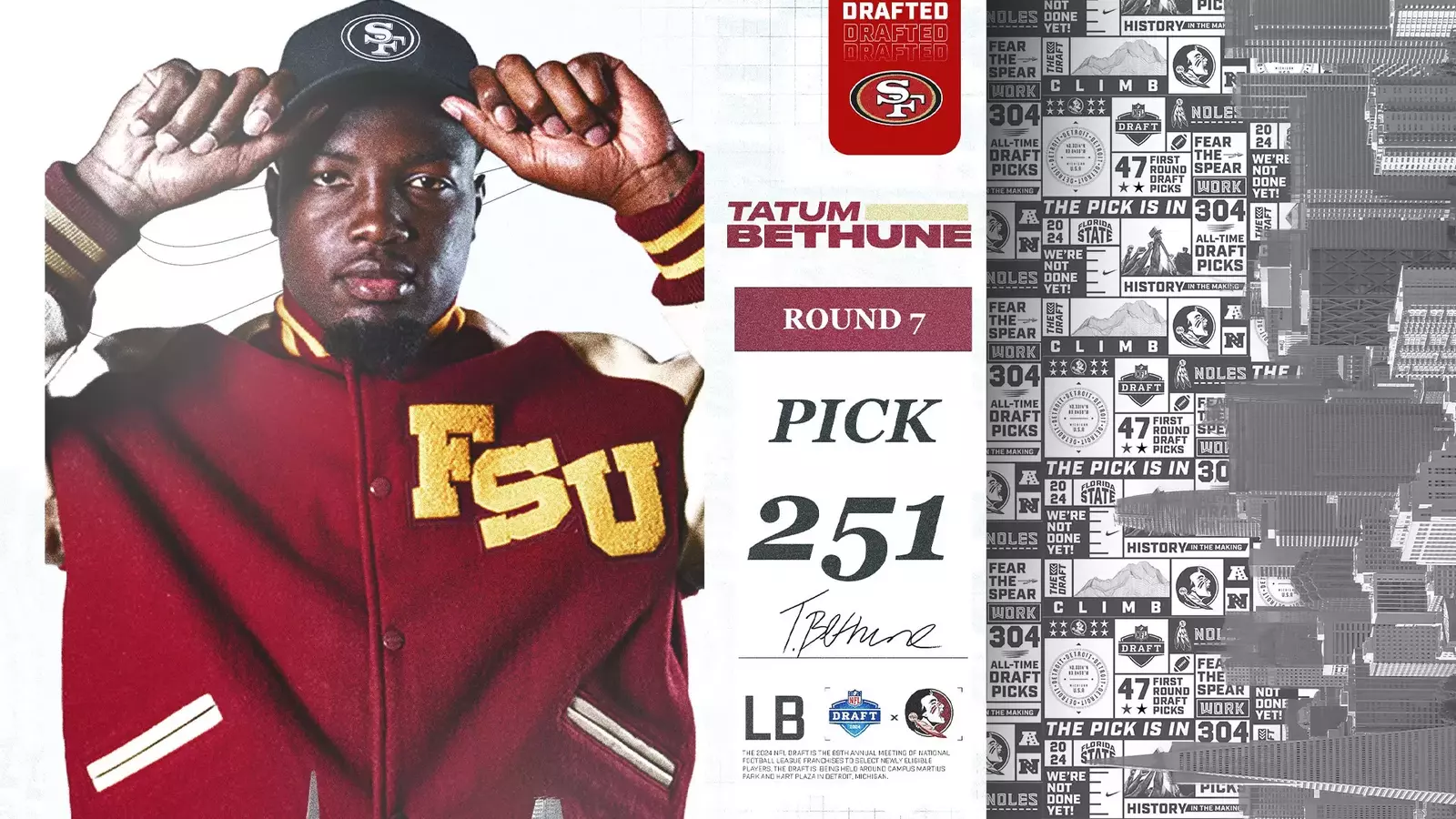 Bethune Picked By 49ers In Seventh Round Of NFL Draft - Florida State ...