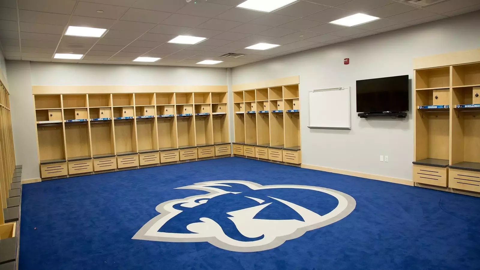 Locker room project completed and unveiled to student-athletes - Seton ...