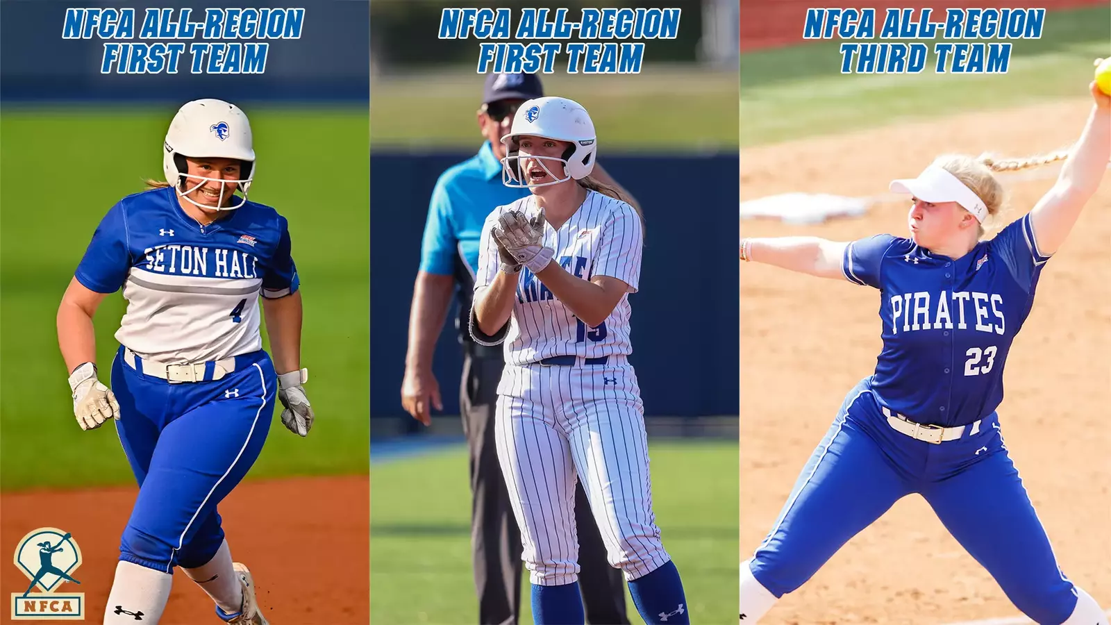 Carr, Smith and Wingo Named NFCA All-Region - Seton Hall University ...