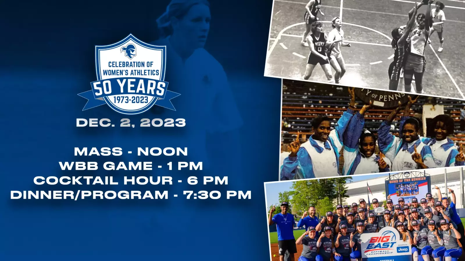 Seton Hall Sets 50 Years of Women's Sports Celebration for Dec. 2 ...