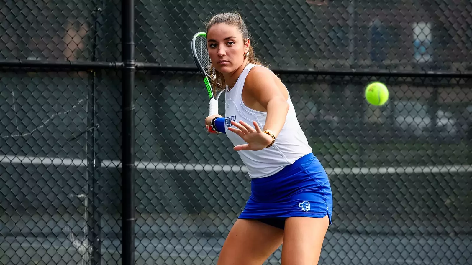 Pirates Sweep Rider Behind Stellar Singles Play - Seton Hall University ...