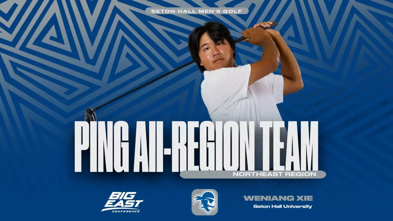 Xie Named to PING All-Region Team - Seton Hall University Athletics