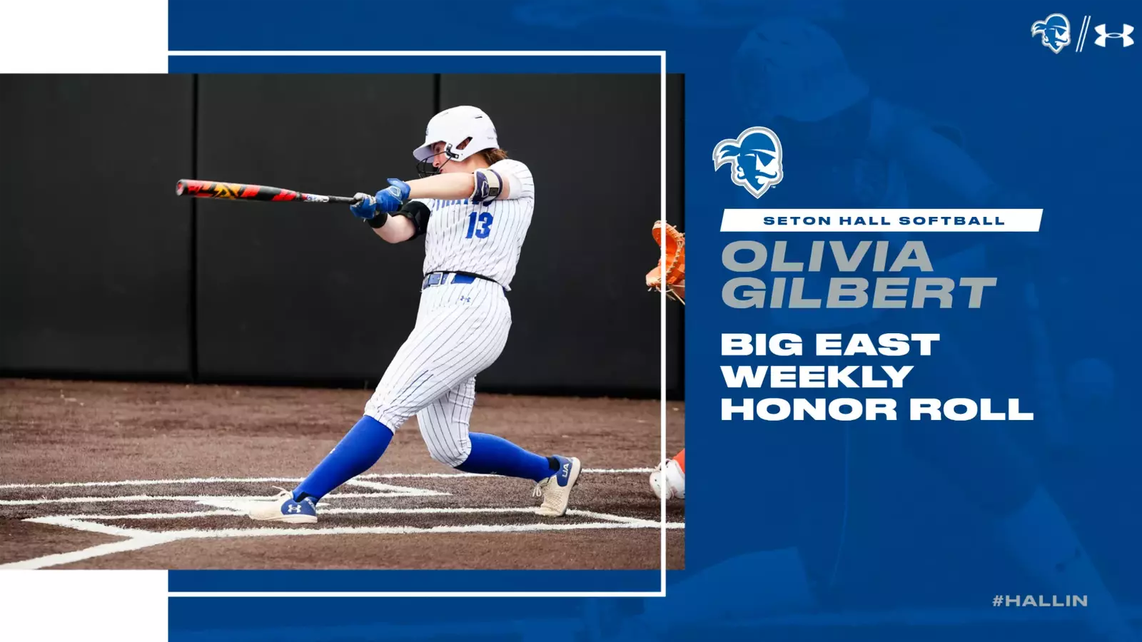 Olivia Gilbert Named to BIG EAST Weekly Honor Roll - Seton Hall ...