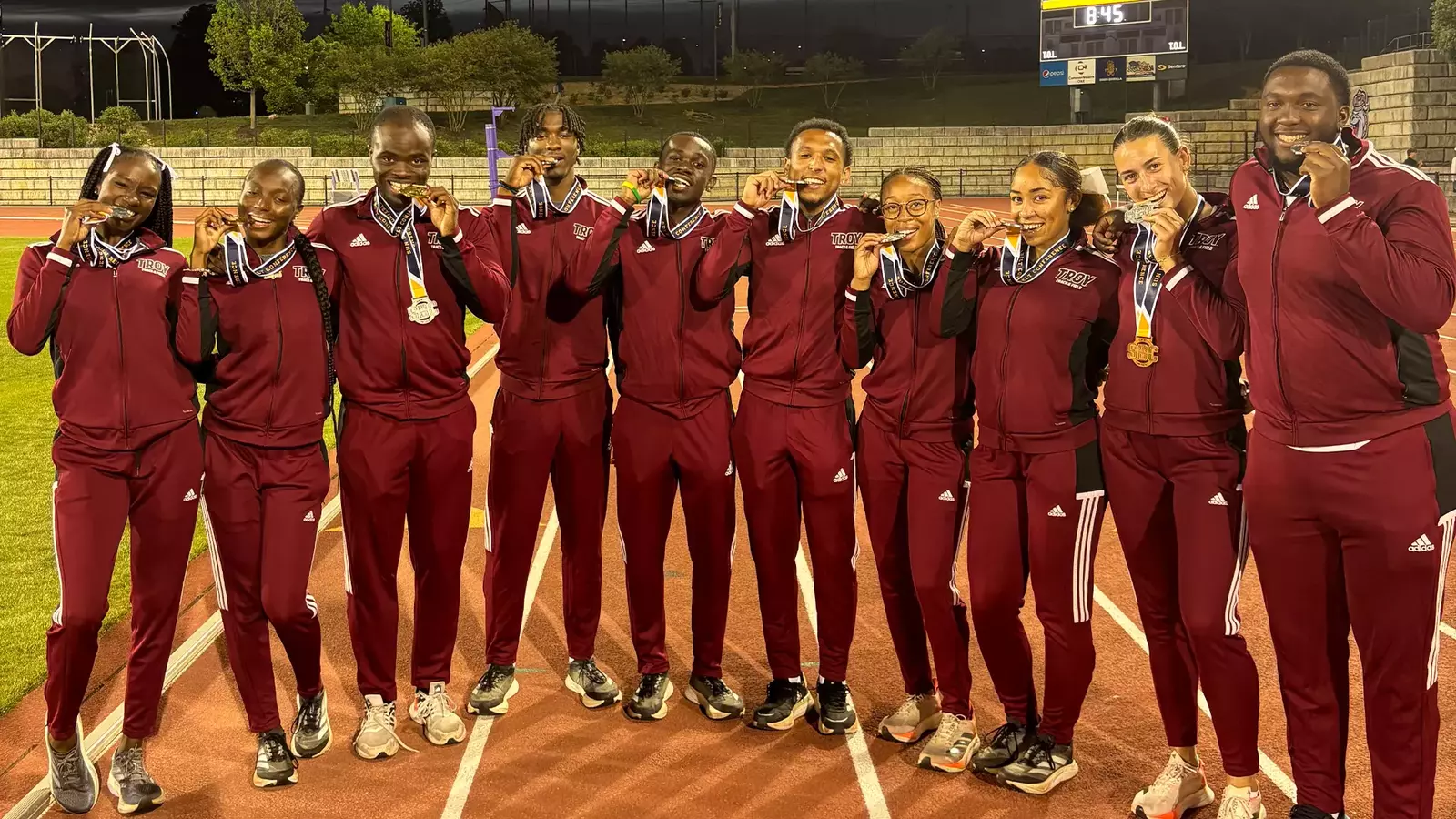 Troy Collects Five Podium Finishes in Final Day of SBC Outdoor ...