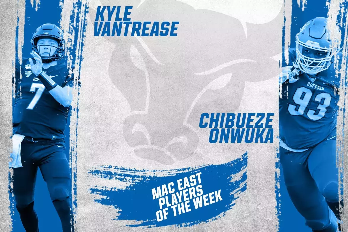 Vantrease and Onwuka Honored by Mid-American Conference - University at ...