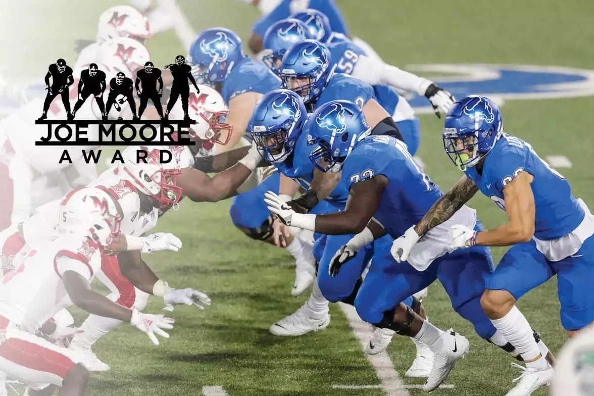 UB Offensive Line Named Semifinalist for the Joe Moore Award ...
