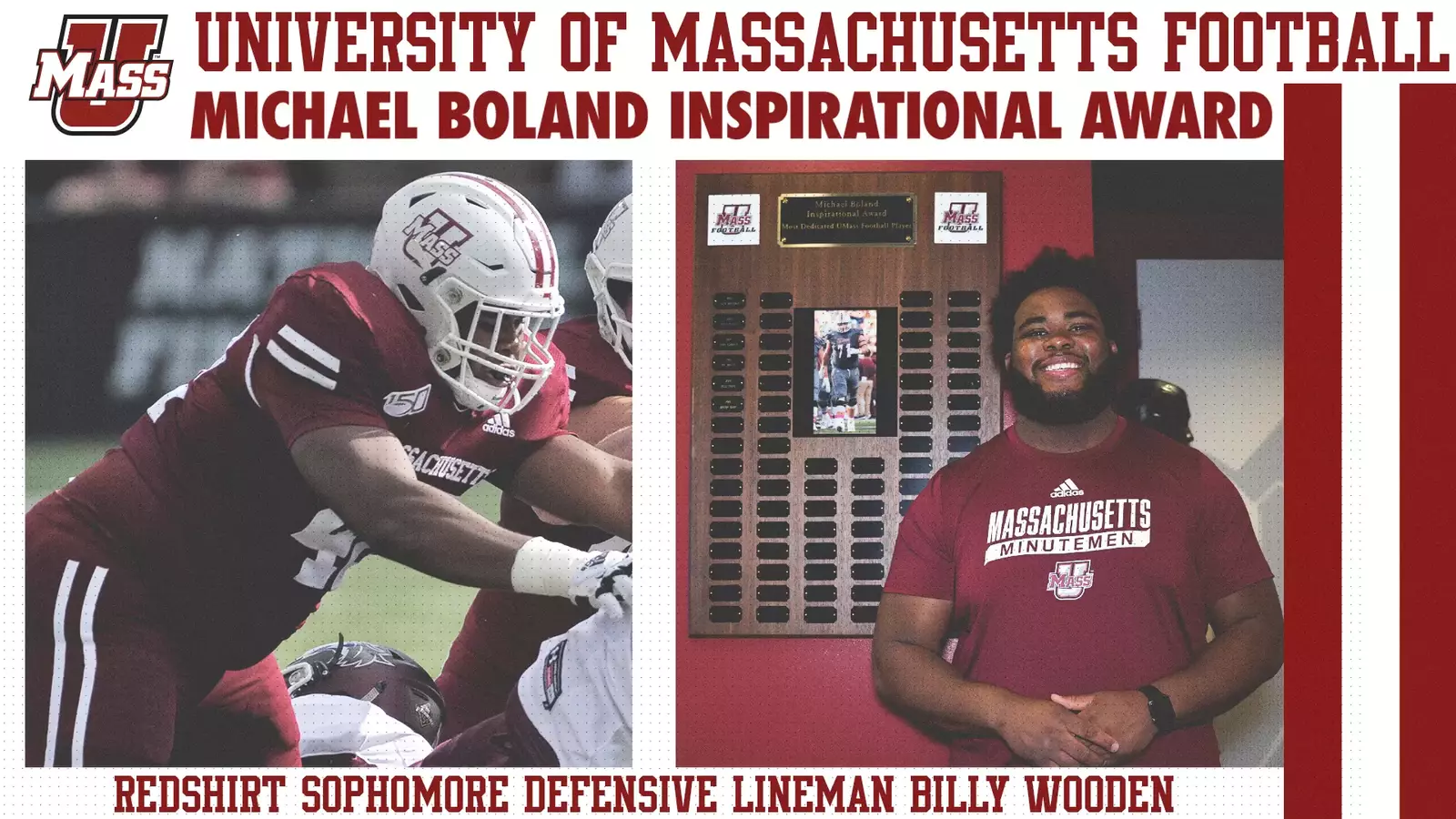 Wooden Selected As Michael Boland Inspirational Award Recipient ...