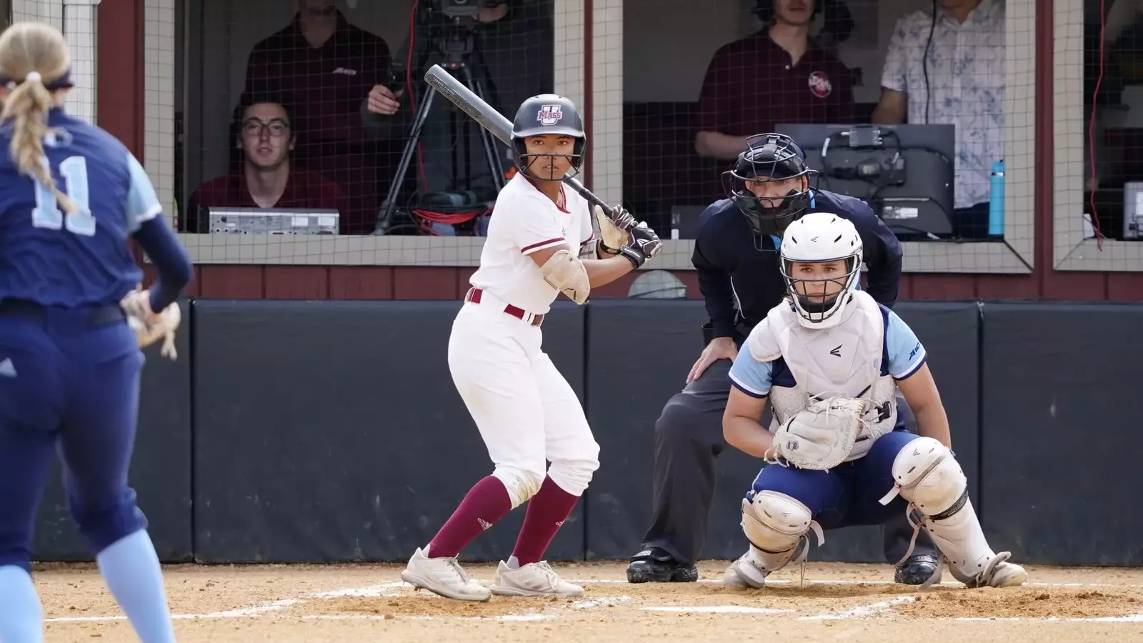 Massachusetts Softball Falters Twice Against Rhode Island - University of Massachusetts Athletics