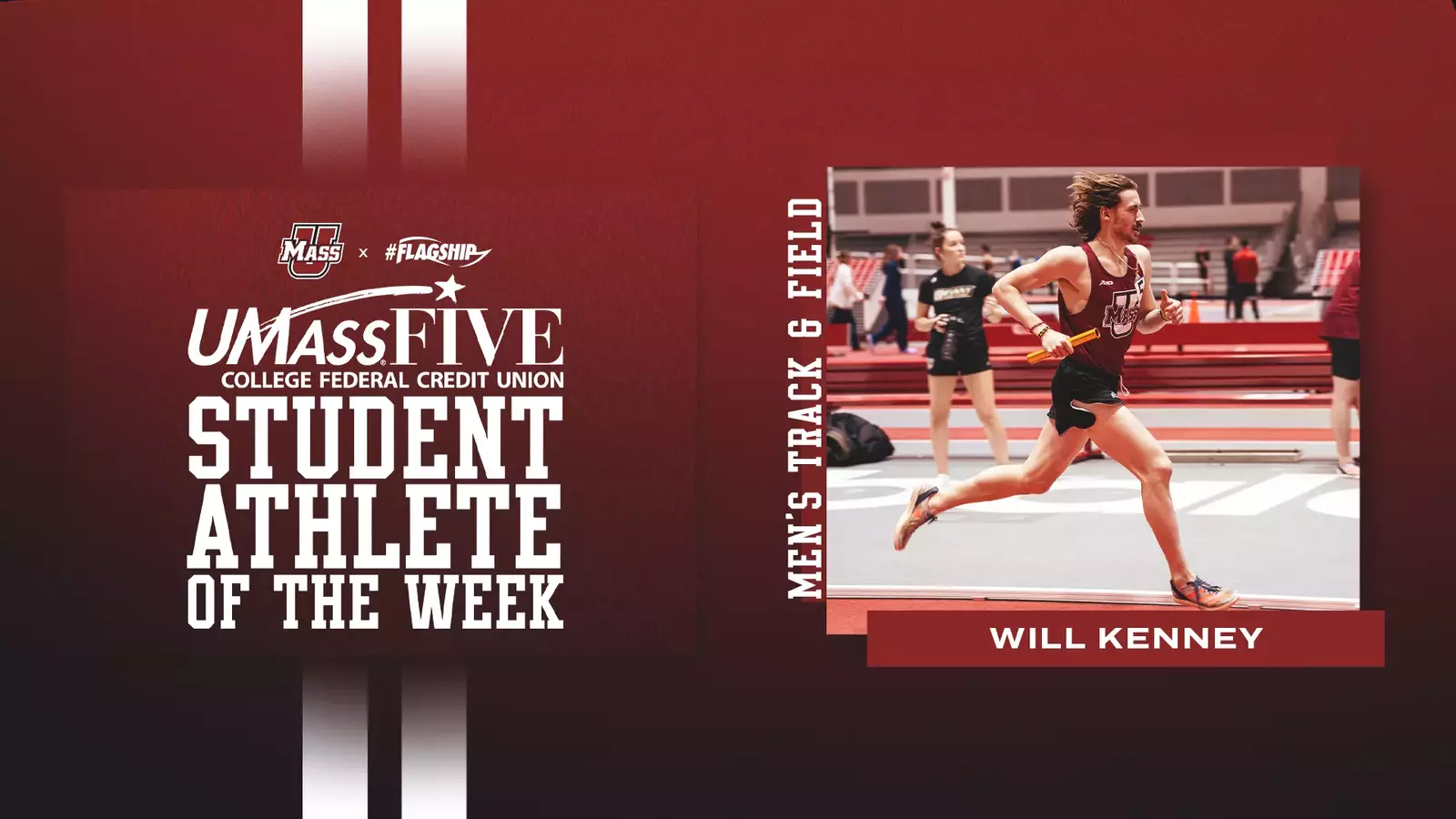 Kenney Named Student-Athlete Of The Week - University of Massachusetts ...