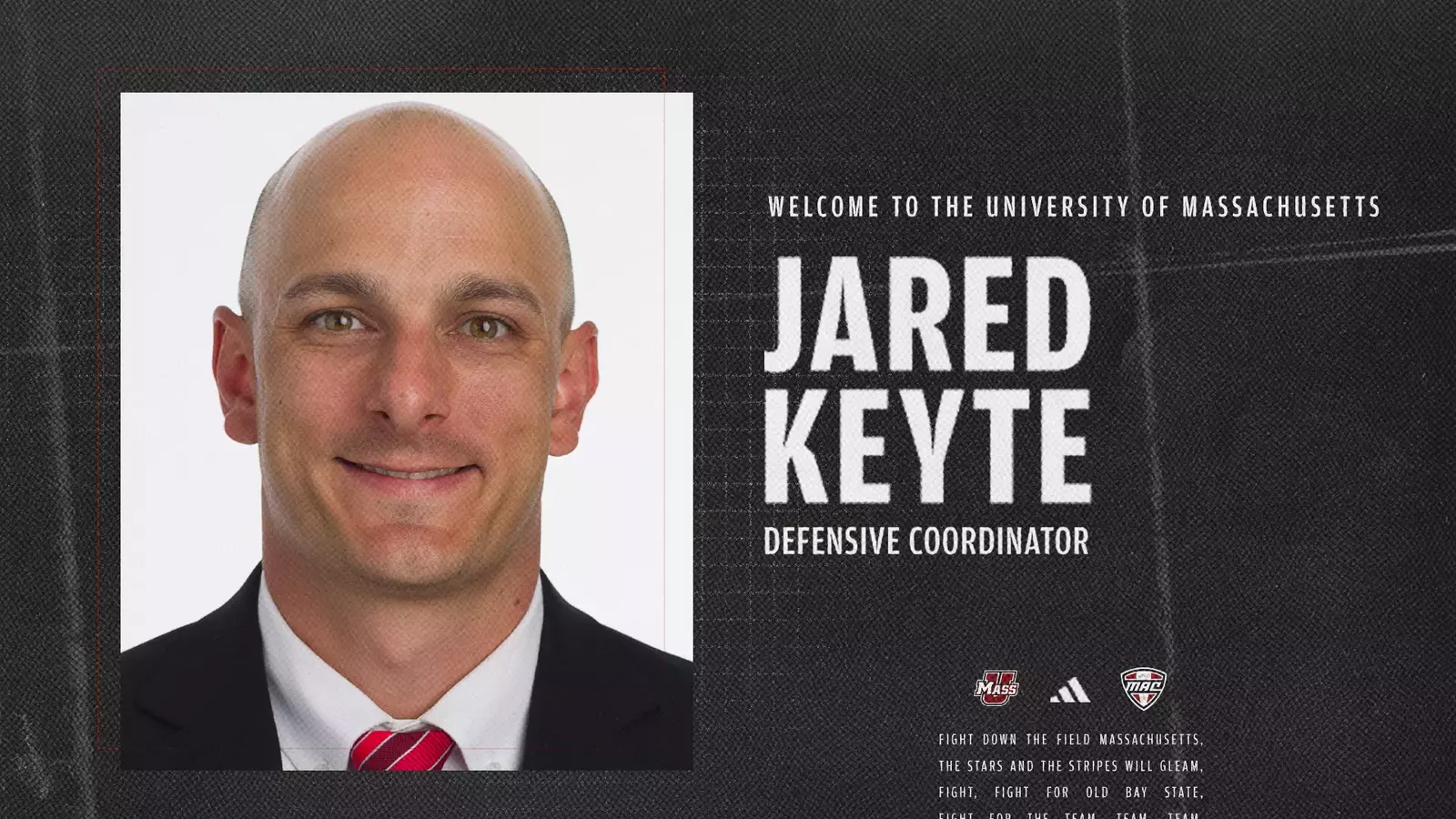 Jared Keyte Announced As Massachusetts Football's Defensive Coordinator ...