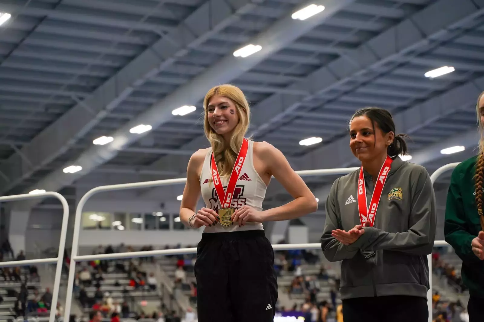 Chloe Taylor's Record-Setting Performance Claims Gold at Day One of A-10 Indoor Championships ...