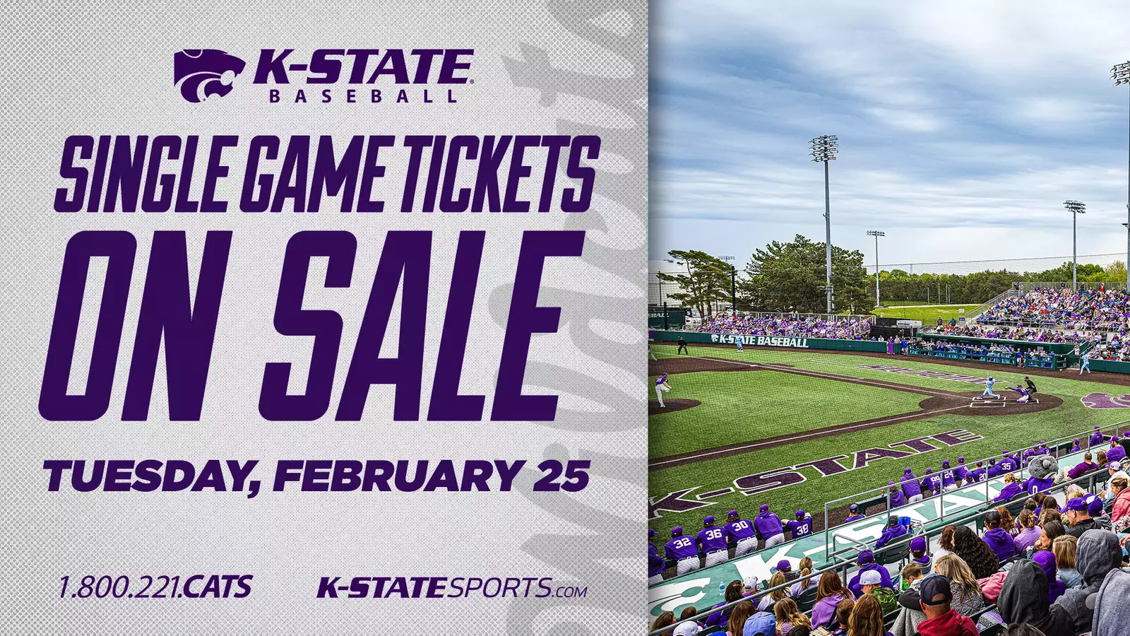K-State Baseball Single-Game Tickets on Sale February 25, Promotions ...